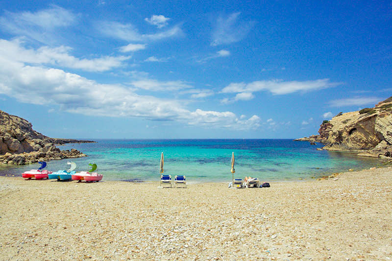 Familiestrand Cala Codolar - Ibiza